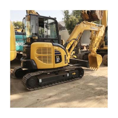 China 28.5 KW 5 Ton Mini Used Komatsu PC55 Excavator with Thumb from Japan in Good Condition for sale