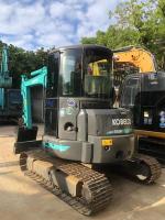 China Shanghai Used Kobelco 55 Mini Excavator 5ton with 1260 Working Hours and 31.5KW Power for sale