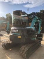 China Shanghai Used Kobelco 55 Mini Excavator 5ton with 1260 Working Hours and 31.5KW Power for sale