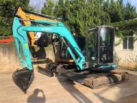 China Shanghai Used Kobelco 55 Mini Excavator 5ton with 1260 Working Hours and 31.5KW Power for sale