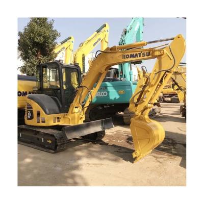 China Good Condition 5 Ton Mini Used Komatsu PC55MR Crawler Excavator with Thumb from Japan for sale