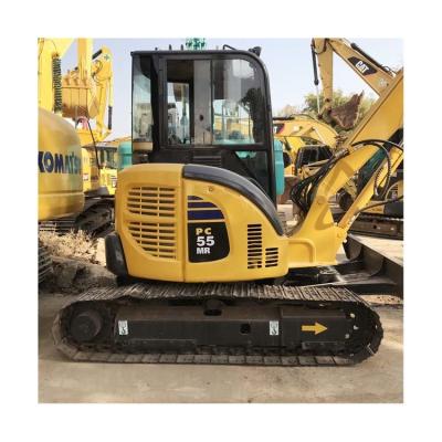 China 1896 Working Hours Original Hydraulic Pump 5 Ton Mini Used Excavator Komatsu PC55MR-2 for sale