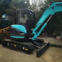 China SK55SR Crawler Excavator Kobelco 5ton Mini Digger with Rubber Track Shoes in Shanghai for sale