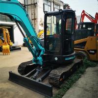 China SK55SR Crawler Excavator Kobelco 5ton Mini Digger with Rubber Track Shoes in Shanghai for sale