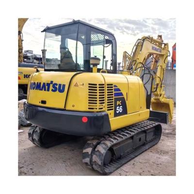 China Year 2020 Original from Japan 5 Ton Mini Used Komatsu PC56 Crawler Excavator in Shanghai for sale