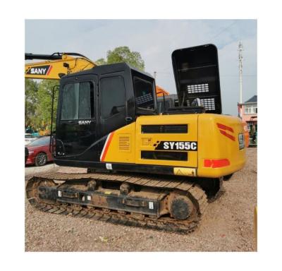 China ORIGINAL Hydraulic Pump SANY 155 Small Used Track Excavator 15000 KG Machine Second-hand for sale