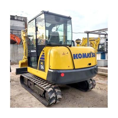 China Good Condition Original 5 Ton Mini Used Komatsu PC56-7 Excavator from Japan in Shanghai for sale