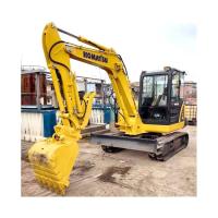 China Used 5 Ton Mini Excavator Komatsu PC56-7 with Cummins Engine and 0.2m3 Bucket Capacity for sale