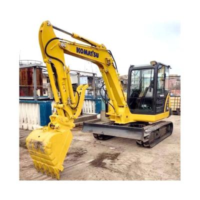 China Used 5 Ton Mini Excavator Komatsu PC56-7 with Cummins Engine and 0.2m3 Bucket Capacity for sale