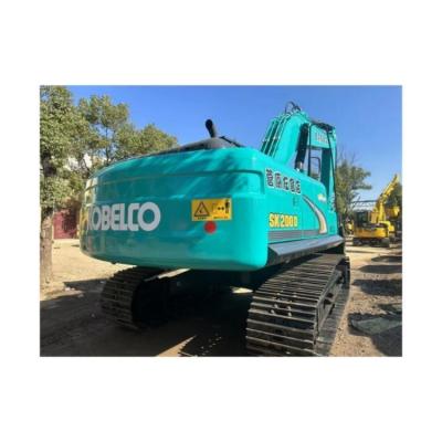 China 20 Tons Japan Kobelco SK200-8 Excavator Digger Machine With Original Hydraulic Valve for sale