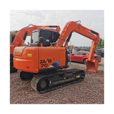 China Used HITACHI ZX70 Excavator with 0.3m3 Bucket Capacity and Original Hydraulic Pump for sale