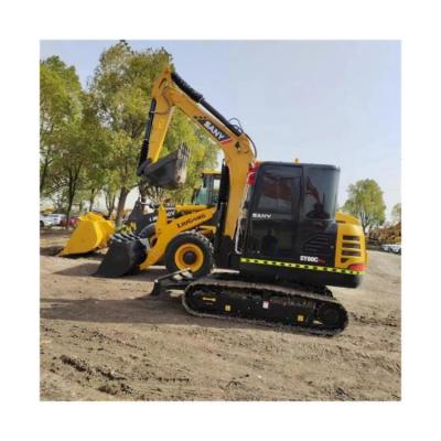 China Sany SY60C Digger 6 Tons Used Excavator For Construction Machinery Within Year 2023 for sale