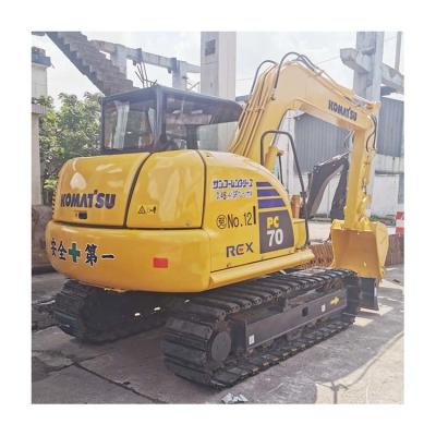 China Japan Manufactured Komatsu PC70 Excavator with Good Health and 0.3 m3 Bucket Capacity for sale