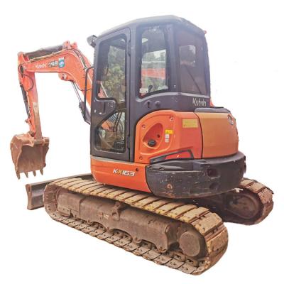 China Rubber Track 5 Ton Used Kubota Excavator KX163-5 with Original Paint in Good Condition for sale