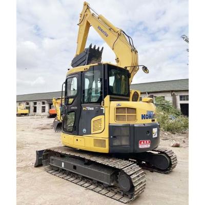 China 800 Working Hours Japan Made 8 Ton Mini Used Komatsu PC78-8 Excavator in Good Health for sale