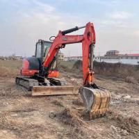 China 48.3mm Used Kubota KX163-5 Mini Excavator 6 Ton in Shanghai with Original Hydraulic Pump for sale