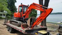China 48.3mm Used Kubota KX163-5 Mini Excavator 6 Ton in Shanghai with Original Hydraulic Pump for sale