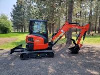 China 48.3mm Used Kubota KX163-5 Mini Excavator 6 Ton in Shanghai with Original Hydraulic Pump for sale