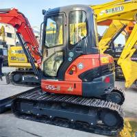 China Original Hydraulic Valve Mini Crawler Used Excavator Kubota U55 in Shanghai Active for sale