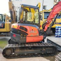 China Original Hydraulic Valve Mini Crawler Used Excavator Kubota U55 in Shanghai Active for sale