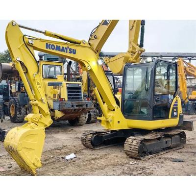 China Affordable KOMATSU PC56 Excavator with Low Working Hours and Crawler Chain Movement for sale