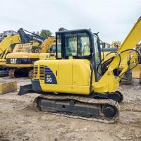 China Affordable KOMATSU PC56 Excavator with Low Working Hours and Crawler Chain Movement for sale