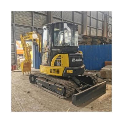 China Original Hydraulic Cylinder Komatsu PC55MR 5.5Ton Japanese Excavator 1600 Working Hours for sale