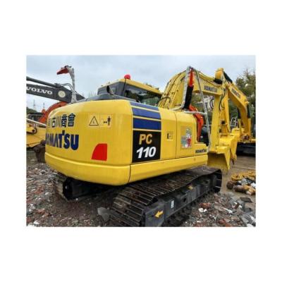 China 11000 KG Moving Type Crawler Chain Komatsu- Pc 110-7 Used Excavator In Good Condition for sale
