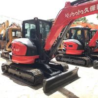 China Japan Made Original Mini Kubota KX163 Crawler Chain Excavator 5 Ton in Good Condition for sale