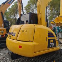China Excavator Komatsu Original Japan Used Crawler Excavator For Sell Pc70 Used 0.3 M3 6.0 M for sale