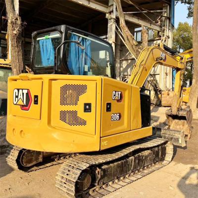 China 6 Ton Used CAT 306 Excavator Mini With Crawler Chain And Low Working Hours for sale