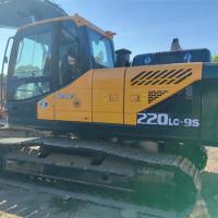 China Used Hyundai R220LC-9S Excavator 22 Ton Korea Used Hyundai 220 Mining Digger for sale