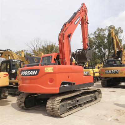 China Made in Korea original used doosan dx140 excavator 14 ton in Shanghai for sale