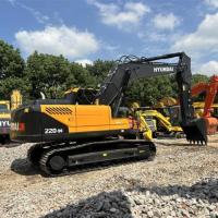China Made In Korea Original Used Hyundai 220LC-9S Hydraulic Excavator 22 Ton for sale