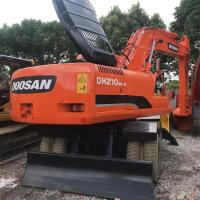 China Original Used Doosan Dh210w-9 Wheeled Excavator 21 Ton In Shanghai for sale