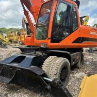 China Original Used Doosan Dh210w-9 Wheeled Excavator 21 Ton In Shanghai for sale