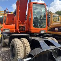 China Original Used Doosan Dh210w-9 Wheeled Excavator 21 Ton In Shanghai for sale