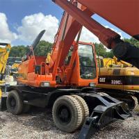 China Original Used Doosan Dh210w-9 Wheeled Excavator 21 Ton In Shanghai for sale