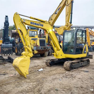 China 2021 Komatsu PC56 Excavator 6 Ton Digger with Original Hydraulic Components and 1700 Working Hours for sale