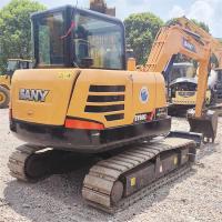 China Used Sany SY60C Excavator with 6.1 Ton Operating Weight 0.21 m³ Bucket Capacity and 1233 Working Hours for sale