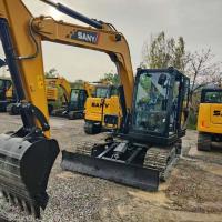 China 2023 Model Sany SY75C Excavator with 7280kg Operating Weight and 0.28m³ Bucket Capacity Mini Digger Machine for sale