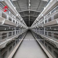 China Best Galvanized  3 Tiers 96 Birds Layer Battery Cage System In Kenya Farm Mia for sale