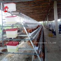 China 3.5mm 3 Tiers 4 Tiers Poultry Battery Cage System 20 Years Lifespan In Nigeria Ada for sale