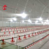 China Stainless Steel Floor Type Poultry Farm Equipment Automatic Feeding And Drinking System Adela for sale