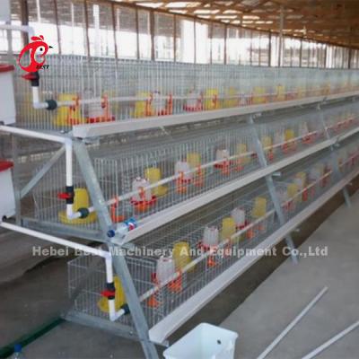 China Day Old Chicks Battery Cage For Broilers 3 Or 4 Tier Galvanized Iris for sale