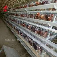 China Semi Automatic 3.5mm Layer Battery Cage System Poultry Farming Equipment Ada for sale