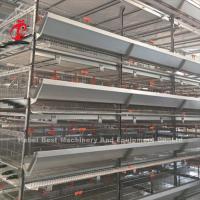 China 20 Years Lifespan Layer Poultry Farming Automatic Chicken Cage Equipment For 20,000 Layers Adela for sale