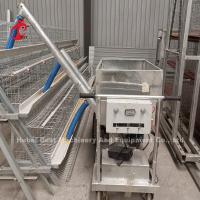 China Rechargeable Battery Automatic Chicken Feeding Cart For Chicken Battery Cage Star for sale
