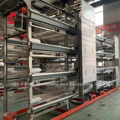 China Hot Dipped Galvanized 4tiers Chicken Brooder Cages System Full Automated Doris Shi for sale