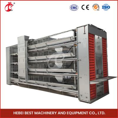 China 3/4/5/6 Tiers Automatic Chicken Battery Cage Equipment H Type For Layers Farm Emily for sale